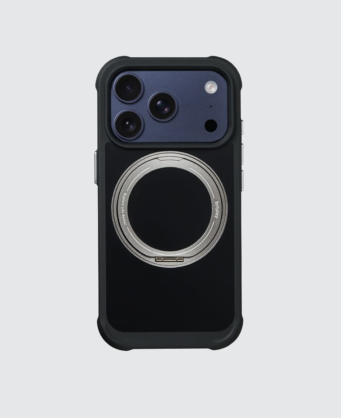 bitplay Wander Case with Ring Stand for iPhone 17 Dark Black
