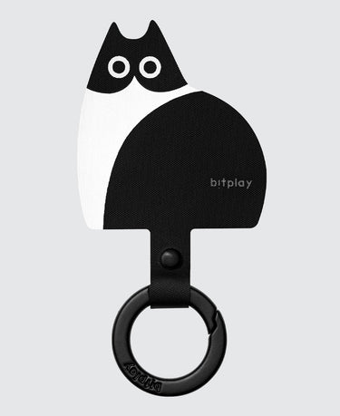 bitplay Phone Tether Tab- Tuxedo Kitty